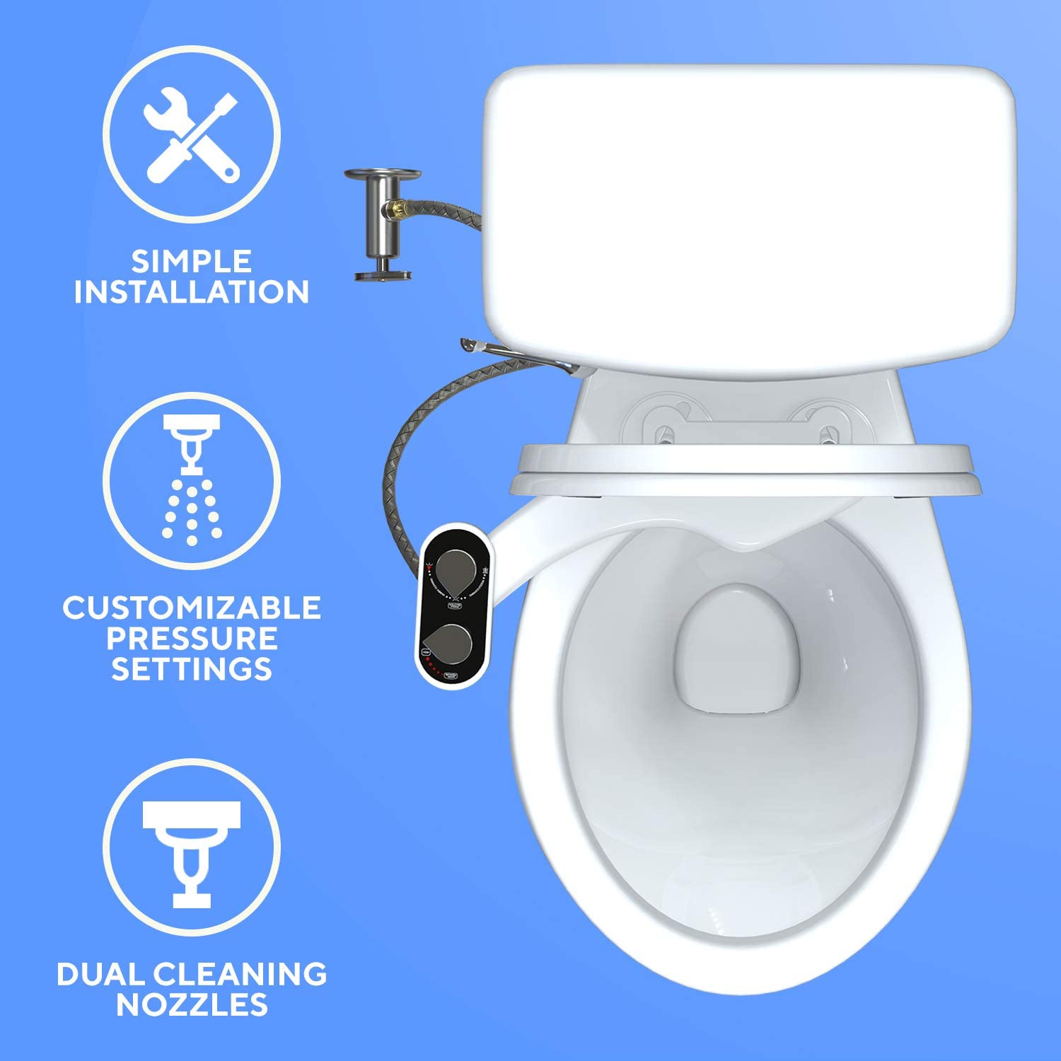 The Buttler | Clear Rear Bidet
